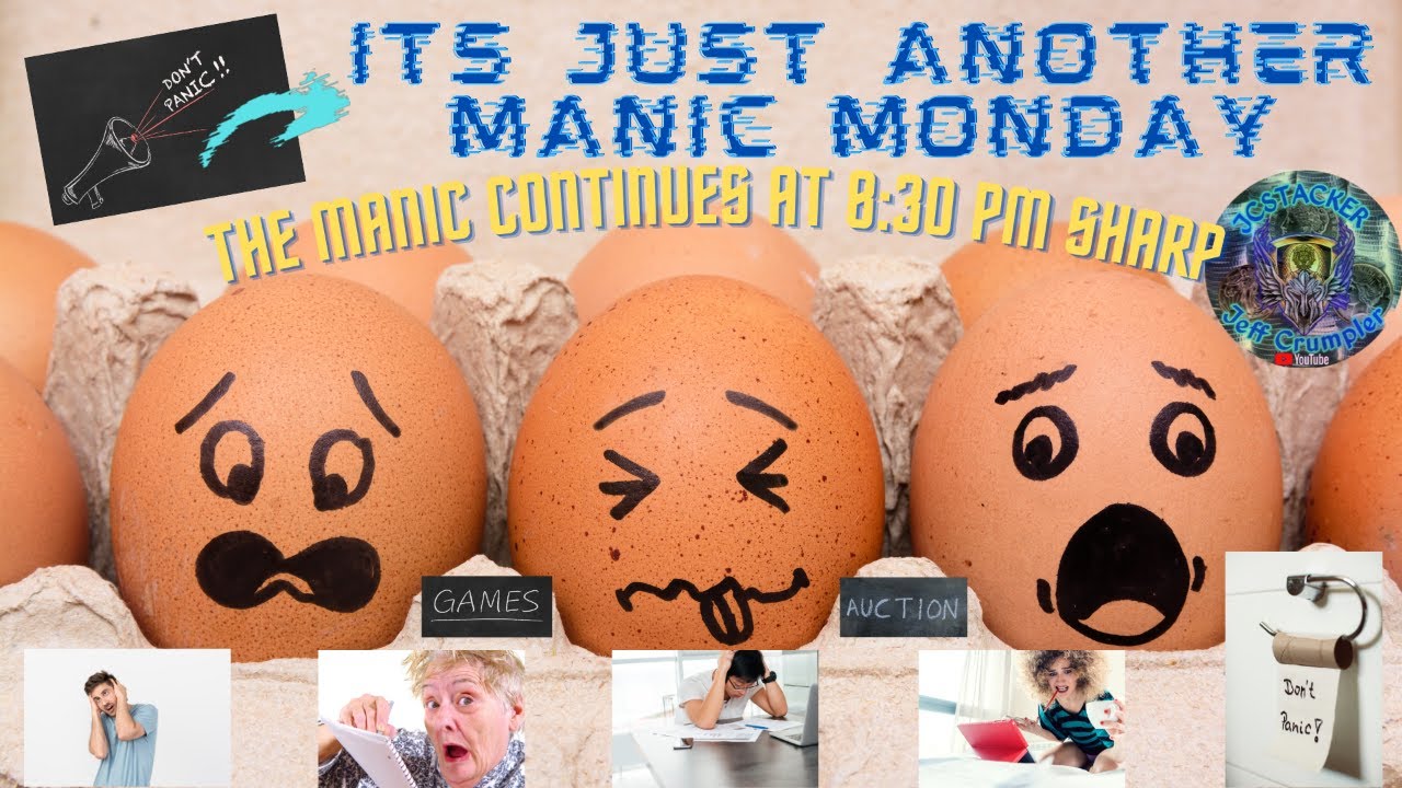 Don't Panic just another manic Monday open Panel auctions and races let ...