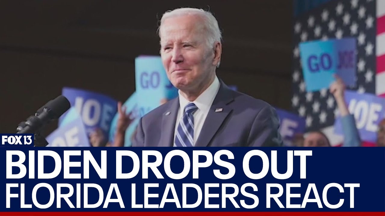 President Biden drops out of 2024 race: Florida leaders react - YouTube
