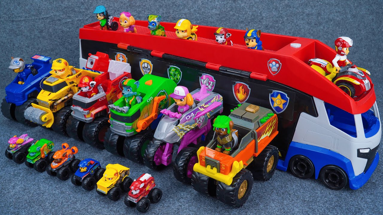 PAW Patrol to the Rescue! Paw Patrol Truck Set with ALL Pups 🐶🚨 | Paw ...