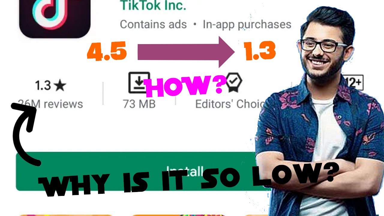 Why are the Tik-Tok ratings so low? - India Vs TikTok - YouTube