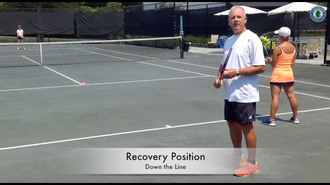 Pro Tennis Lessons: Recovering Position after Groundstrokes and Volleys ...