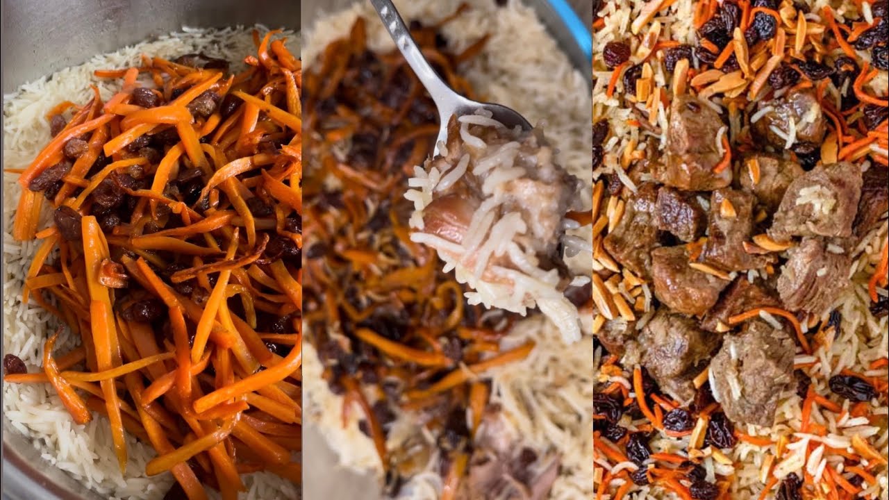 Kabuli | Uzbek Pulao Recipe | Afghan Rice |الرز بخاري - YouTube