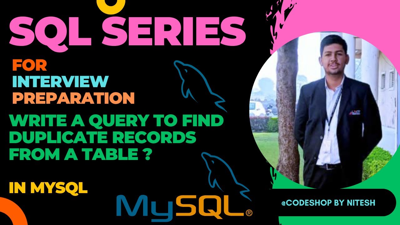 How To Find Duplicate Rows In A Table SQL MYSQL YouTube How To Find Duplicate Rows In A Table SQL MYSQL YouTube