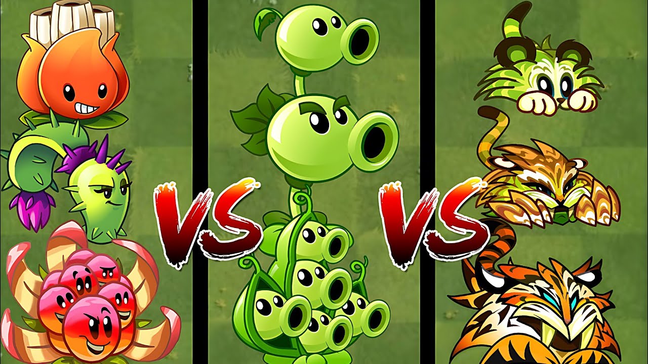 pvz2 challenge - plants and their evolution part 2 - YouTube