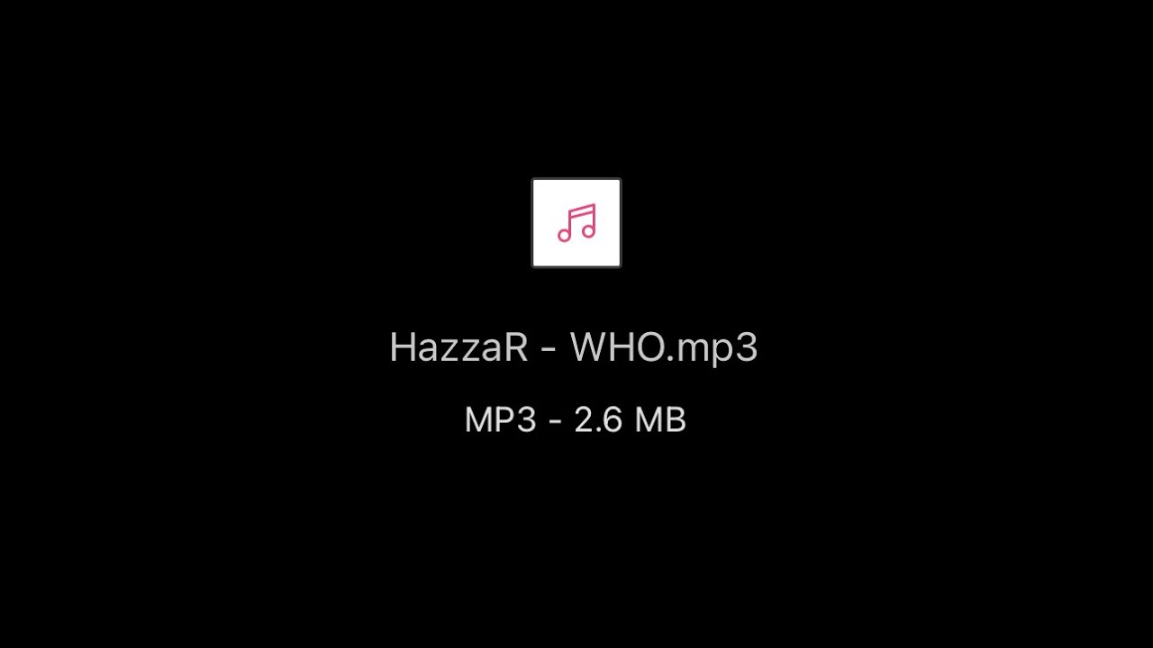 HazzaR - WHO? (Official Audio) - YouTube