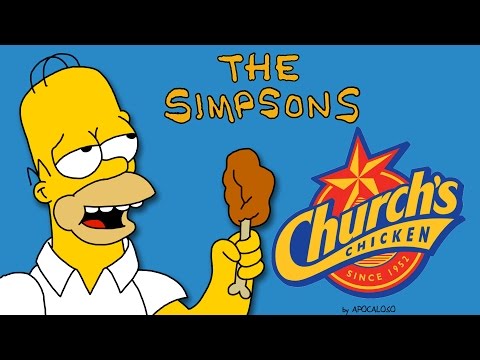 The Simpsons - Church's Chicken Commercials (1996)