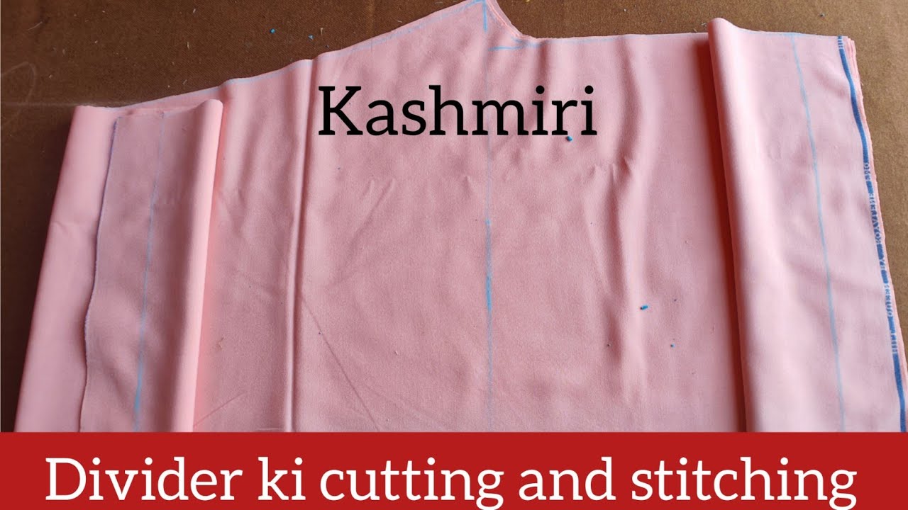 Divider ki cutting and stitching // divider cutting malik tailors - YouTube