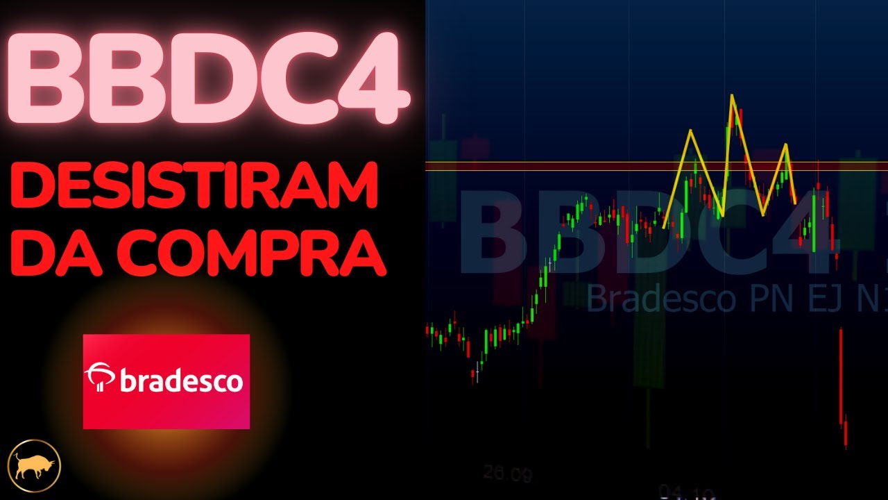 BBDC4 GRANDE QUEDA - BBDC4 VALE A PENA - BBDC4 ANALISE GRAFICA - BBDC4 ...
