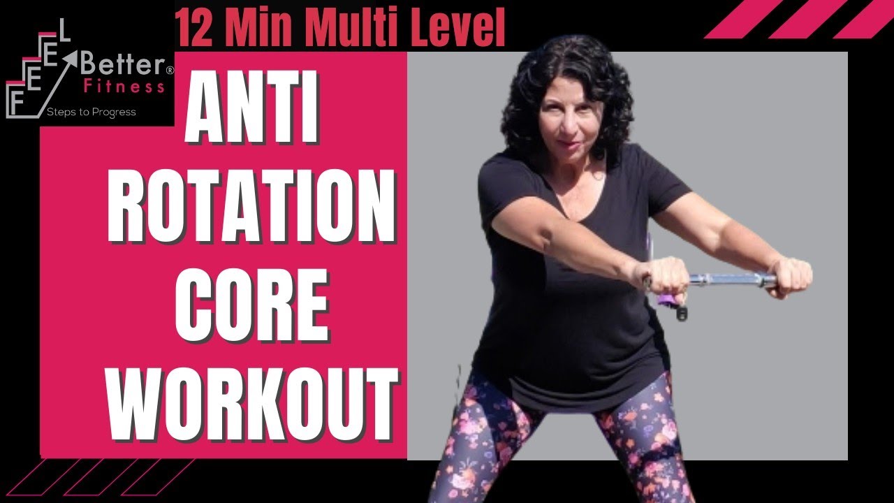 Anti Rotation Core Exercises - Core Stability Training for Seniors and ...