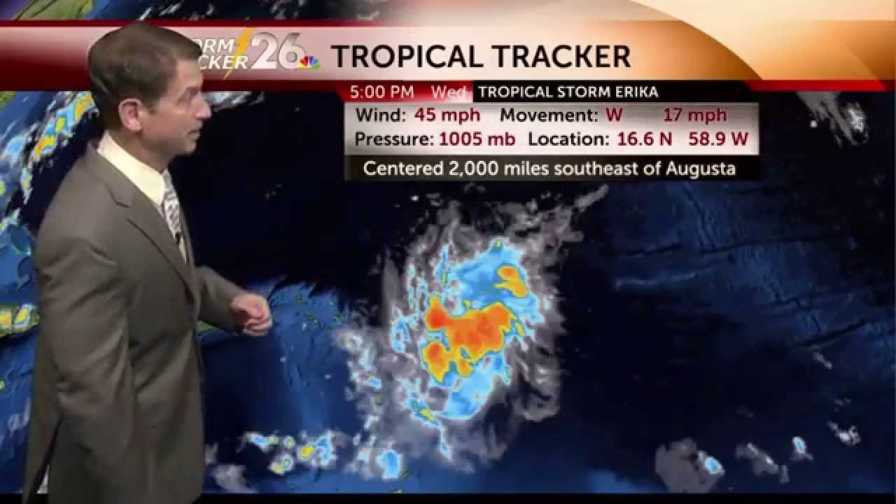 Weather forecast for Augusta, GA and Tropical Storm Erika update - 08 ...