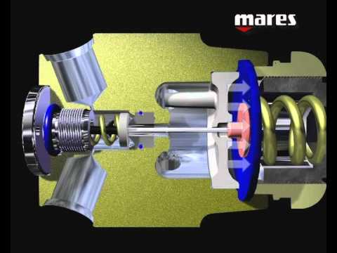 Mares 1st stage Diaphragm - YouTube