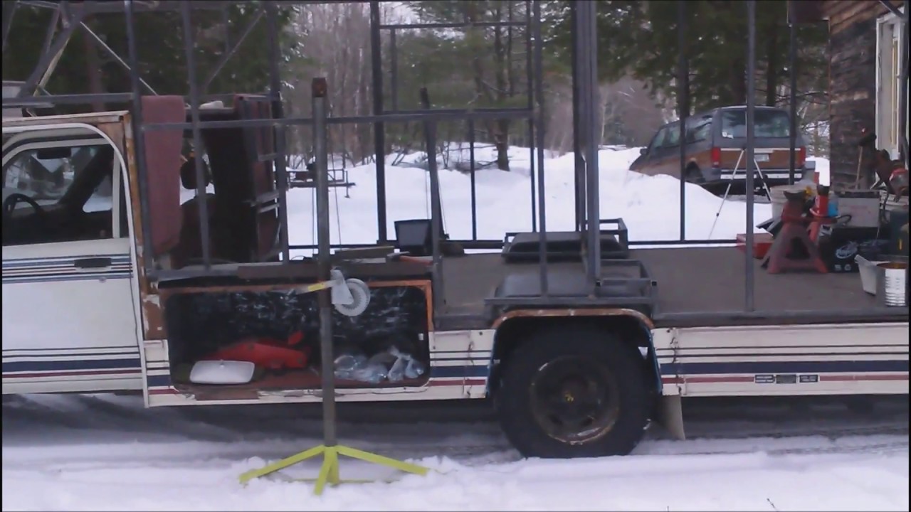 Complete Motorhome Rebuild 8 - Wall Frame Fabrication Completion - YouTube