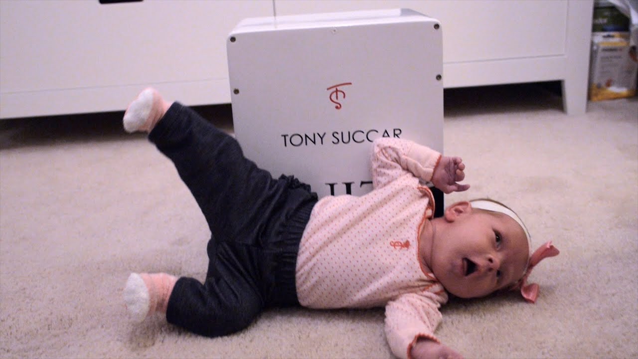 Leila 1 Month with Baby Cajon - YouTube