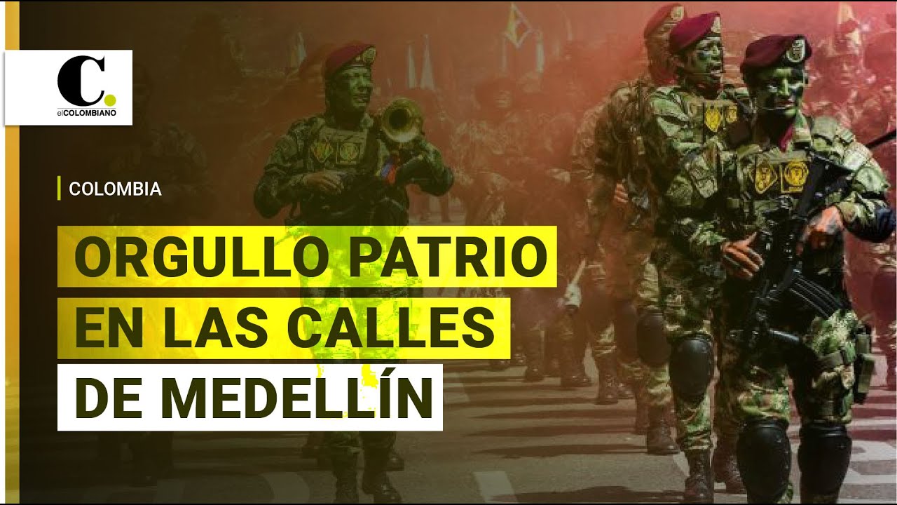Orgullo patrio en las calles de Medellín | El Colombiano - YouTube