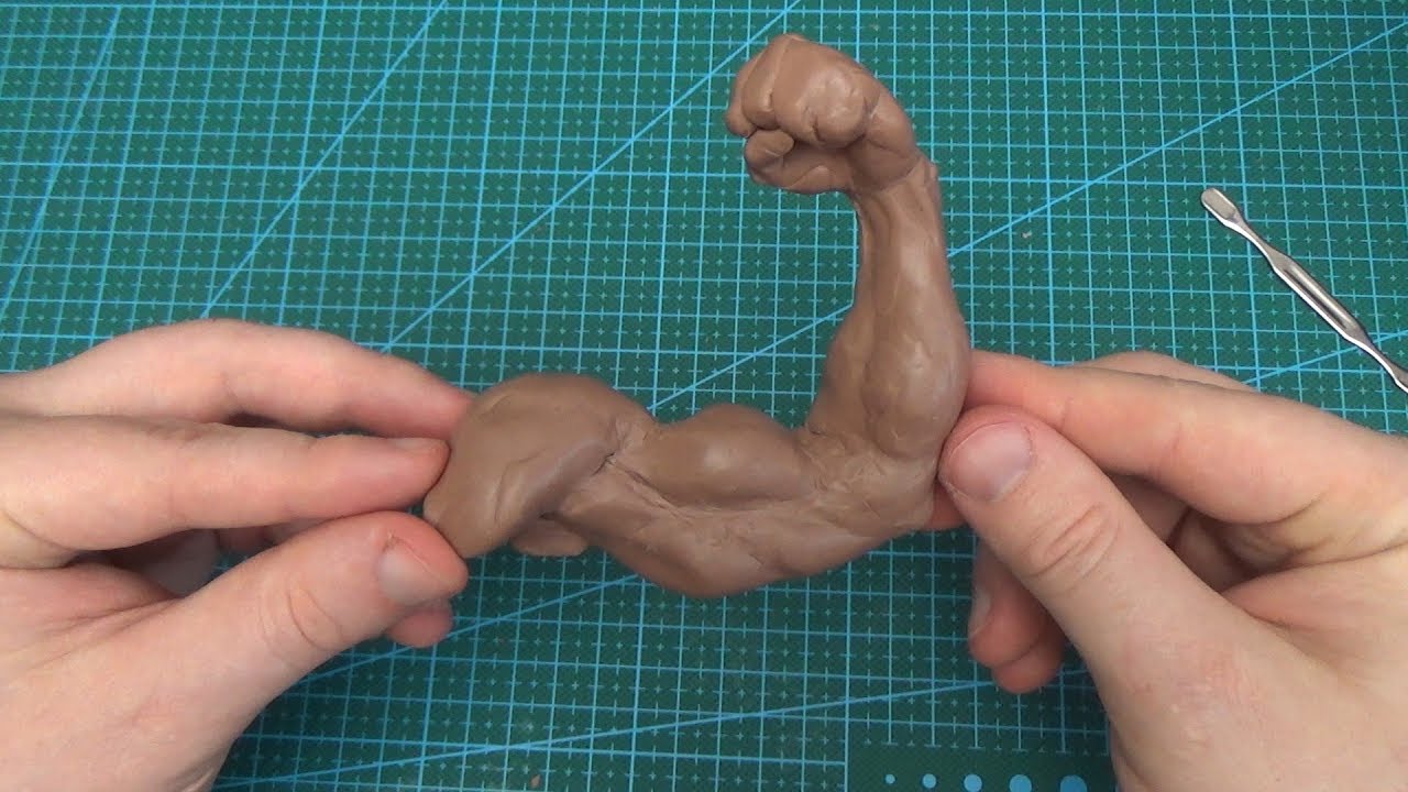 Male hand, shape and gesture (Sculpting Timelapse) - YouTube