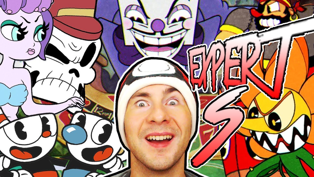 Cuphead S RANKS EXPERT MODE / ALL BOSSES COMPLETE - YouTube