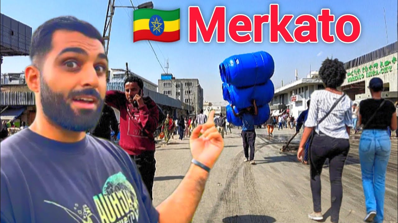🔴inside Africa's Largest Open air Market | Merkato walking Tour 2026 🇪🇹 ...