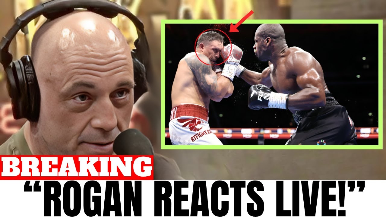 “HE’S THE GOAT!” Joe Rogan REACTION To Oleksandr Usyk VS Daniel Dubois ...
