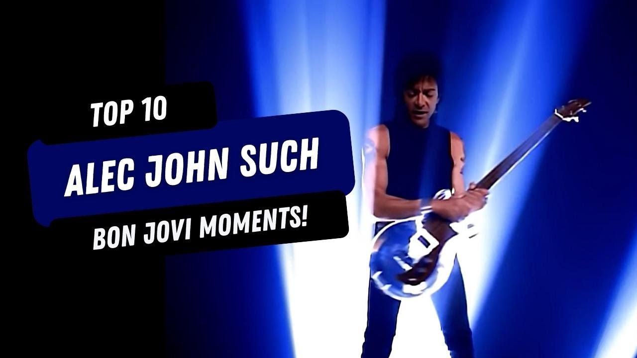 Top 10 Alec John Such Bon Jovi Moments - YouTube