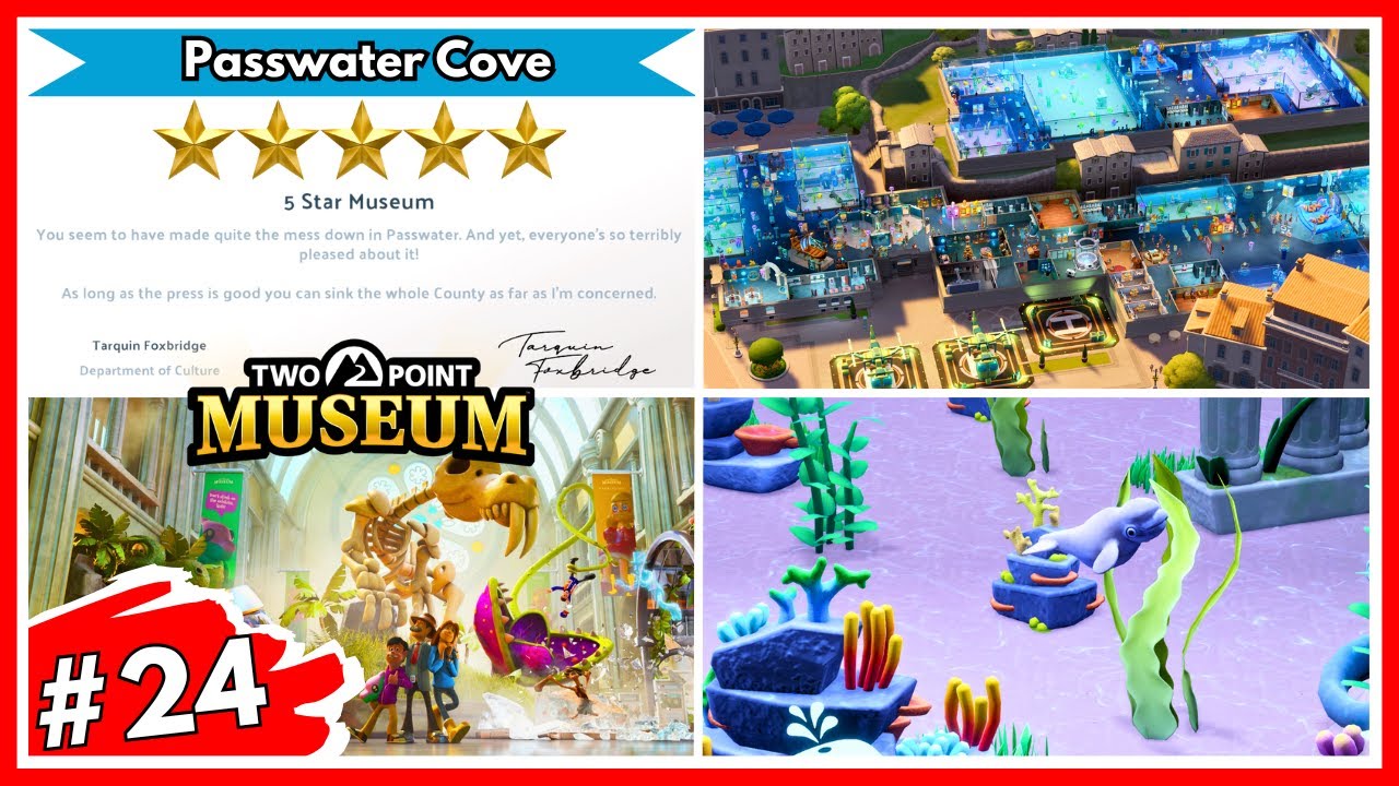 Two Point Museum: EP: 24 - Passwater Cove 5 Star - PC Gameplay - (No ...