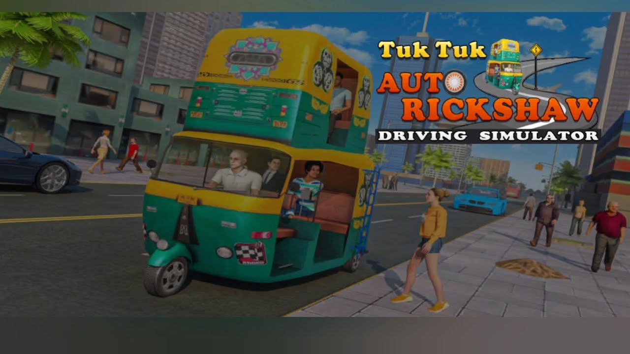 Tuk Tuk Auto Rickshaw 🛺 🎮| Driving Game | Mu2 Games | 21th video ...