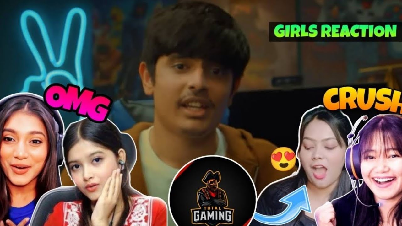 ALL GIRLS YOUTUBERS REACTION ON AJJUBHAI FACE REVEAL 😱🔥|| TOTAL GAMING ...