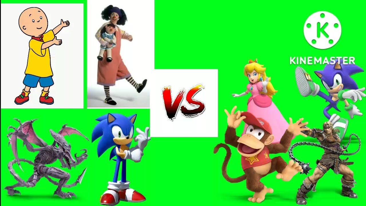 SSBU: Caillou, Loonette, Ridley, and Sonic vs @brianthehedgehog, Peach ...