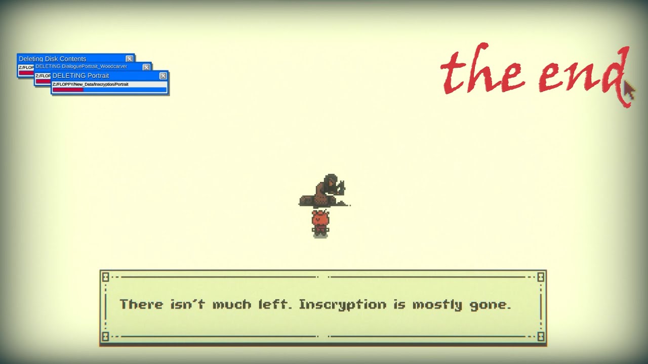 INSCRYPTION (act 3): THE END OF INSCRYPTION - YouTube