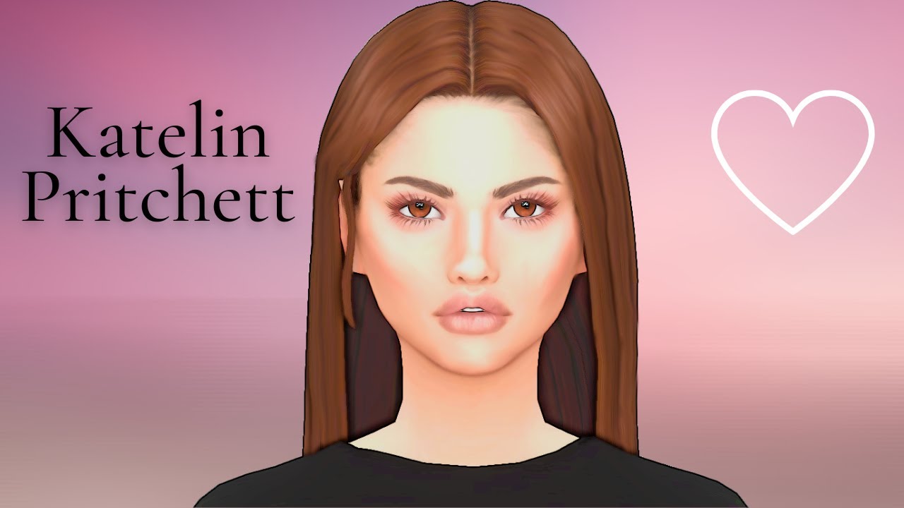 🤍Sims 4 CAS Katelin Pritchett | CC FOLDER & SIM DOWNLOAD - YouTube