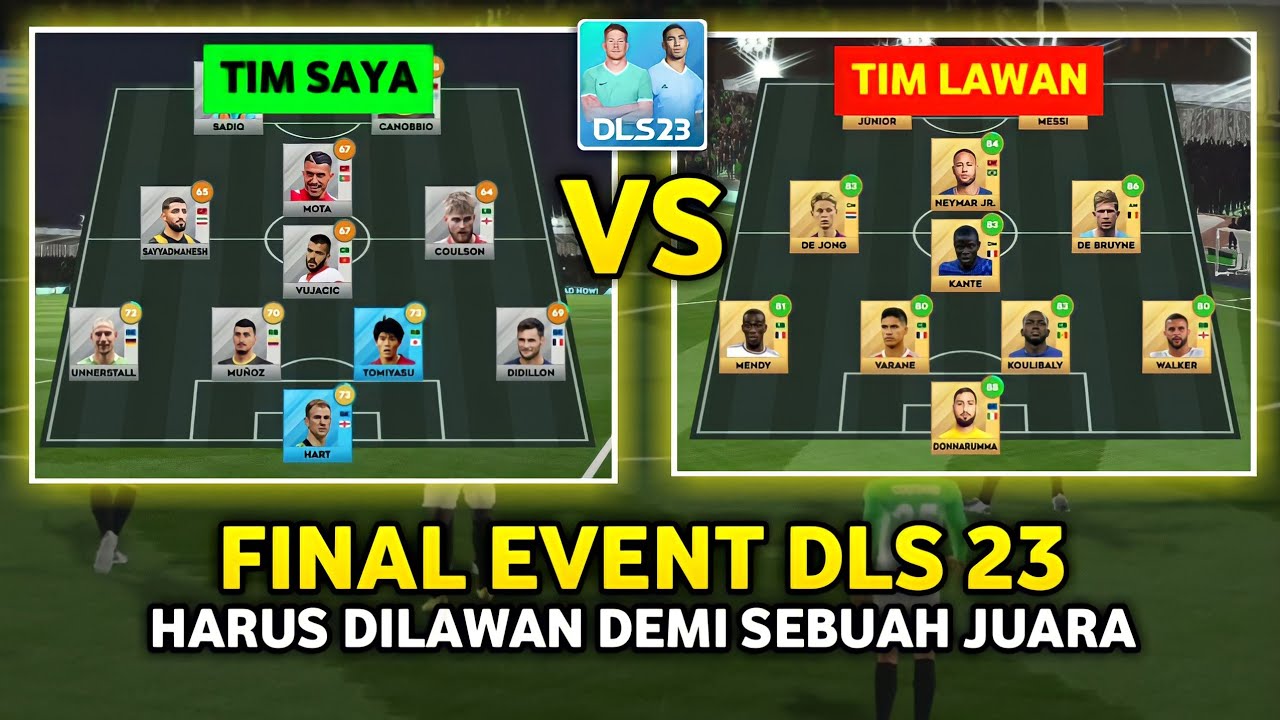 BERAT !! DI FINAL TURNAMEN DLS 23 MALAH BERTEMU DENGAN TIM FULL ...
