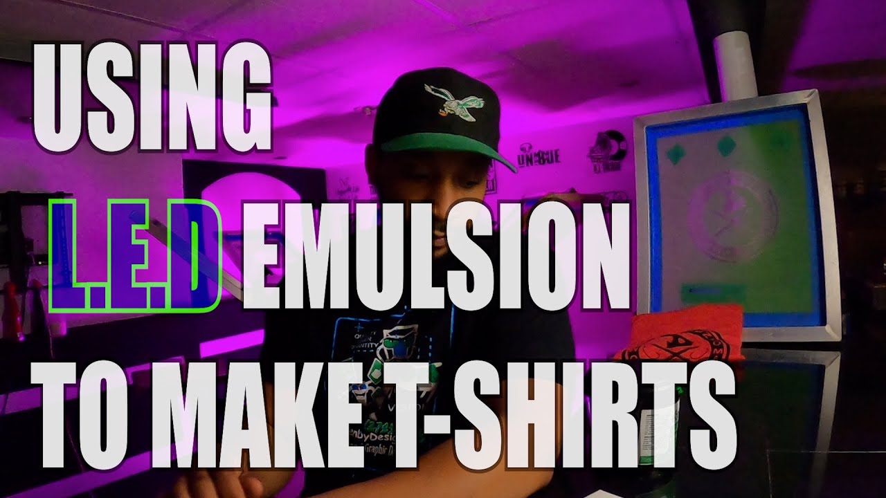 New L.E.D Emulsion. Washing Degrease Coating Drying Burning a Screen to ...