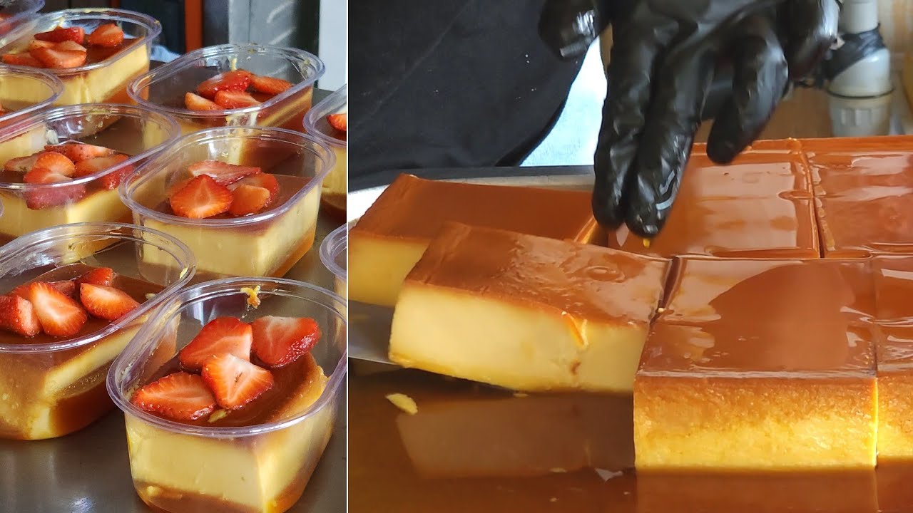 JUMBO EGG YOLK LECHE FLAN/ RECIPE WITH CREAM CHEESE AND WITHOUT CREAM ...