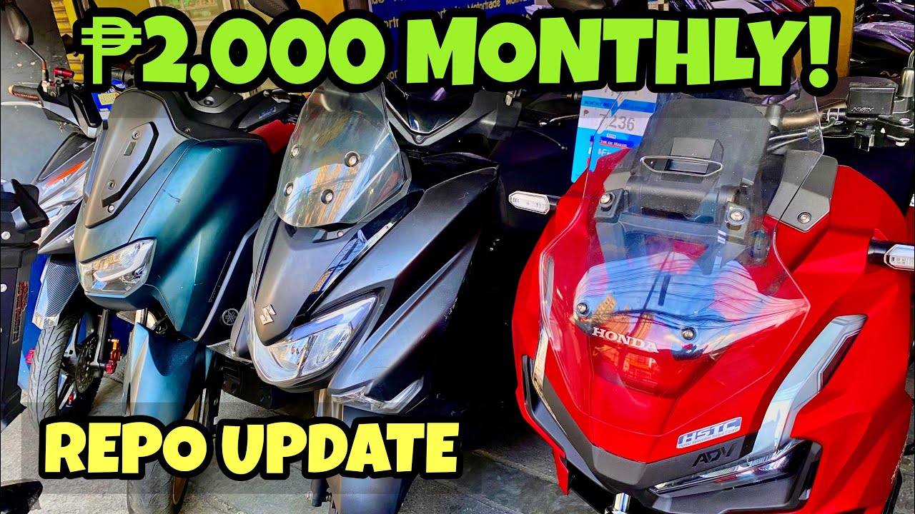 MURANG REPO MOTORCYCLE SA QC 2K MONTHLY ZERO DOWN PAYMENT. - YouTube