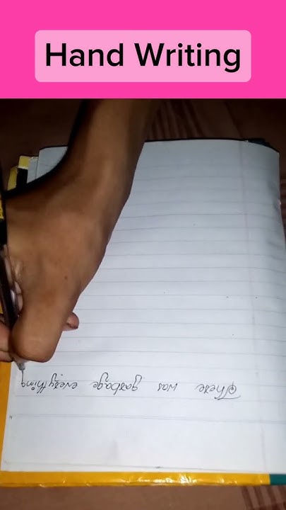 Amazing hand writing - YouTube