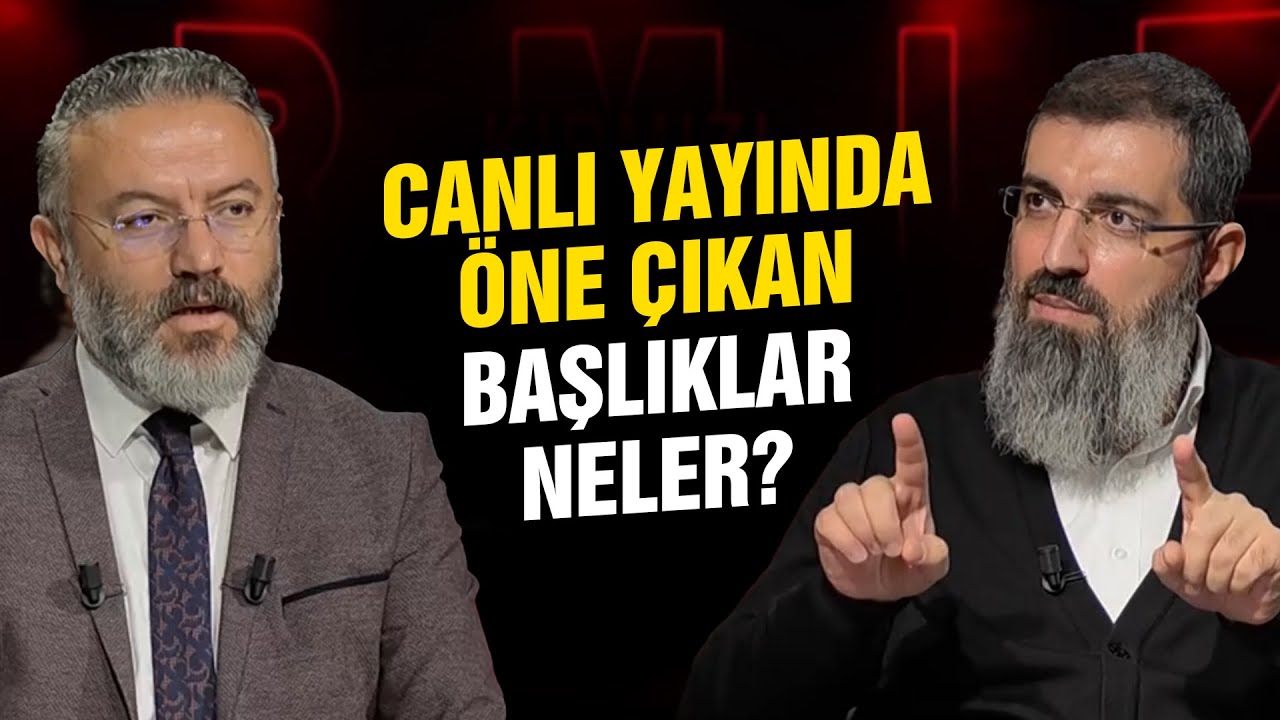 Halis Bayancuk (Ebu Hanzala) Kırmızı Masa'da Ne Konuştu? - YouTube