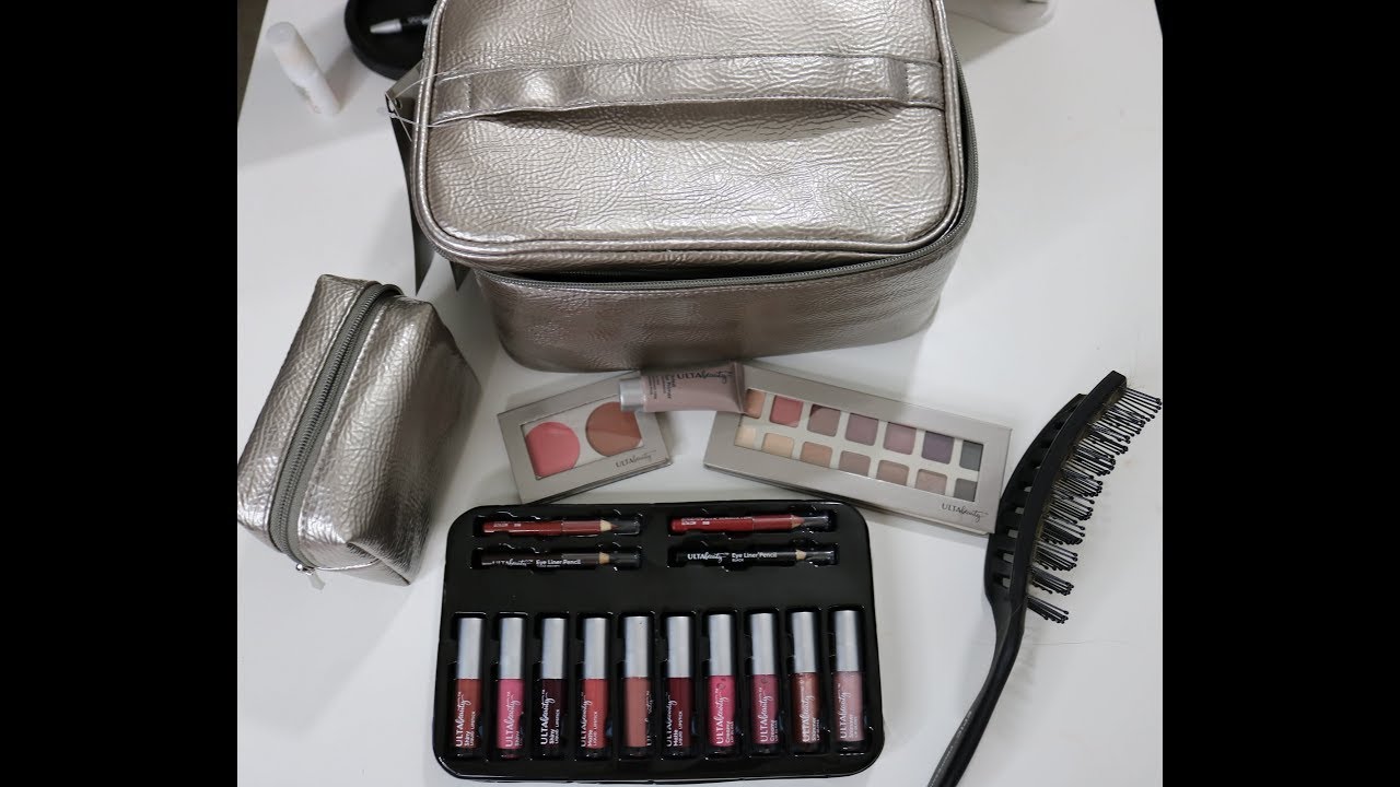 AMAZING DEAL! Ulta Train Case w/ Make Up and Wet Brush Epic Pro - YouTube