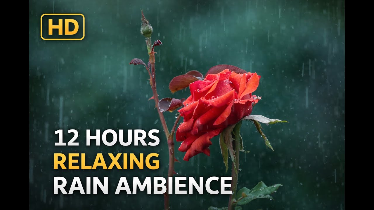 Relaxing rain sound | HD rain sounds for sleep, study and relaxation ...