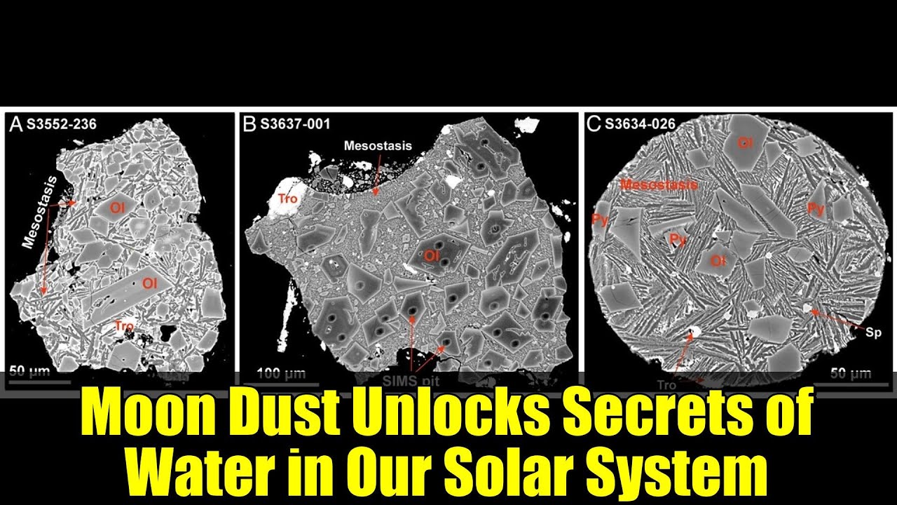 Moon Dust Unlocks Secrets of Water in Our Solar System - YouTube