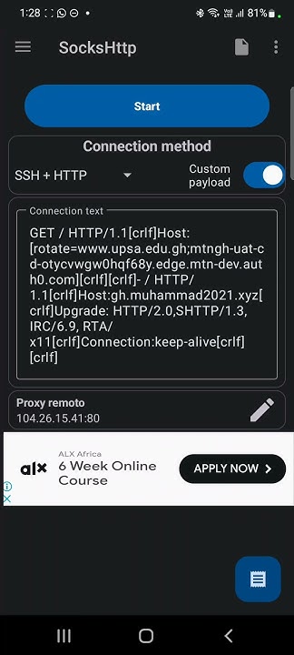 Setting Up Http injector and establishing connection - YouTube