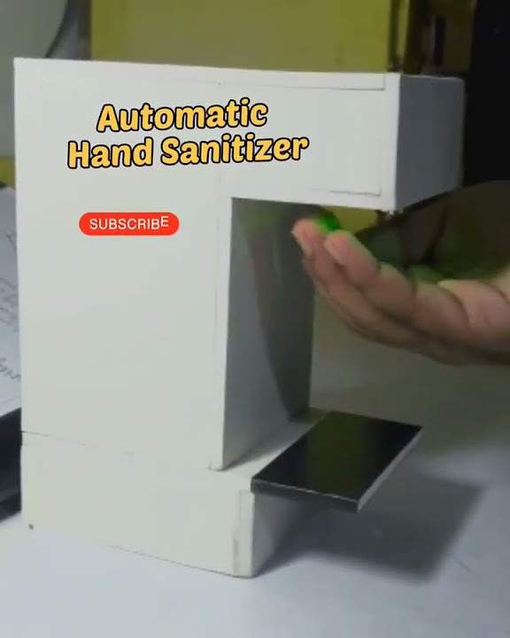 Automatic Hand Sanitizer Machines @cubityt#shorts #diy - YouTube