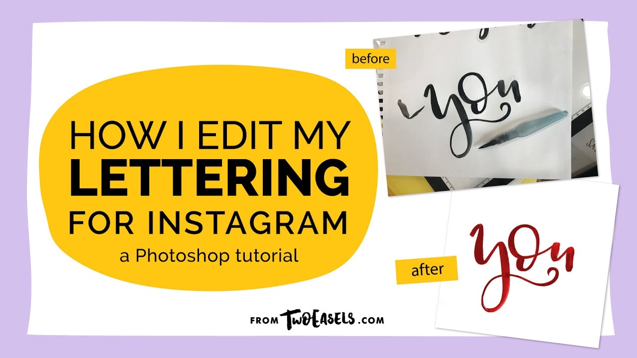 How I quickly edit Instagram posts in Photoshop - YouTube