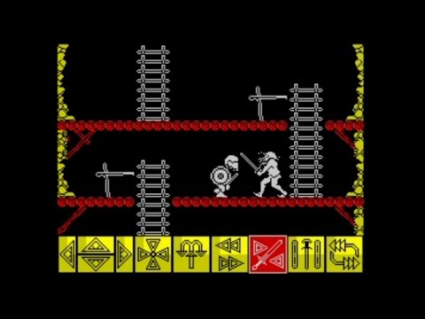 Barbarian (1988 / 128k AY SFX Version) Walkthrough, ZX Spectrum - YouTube
