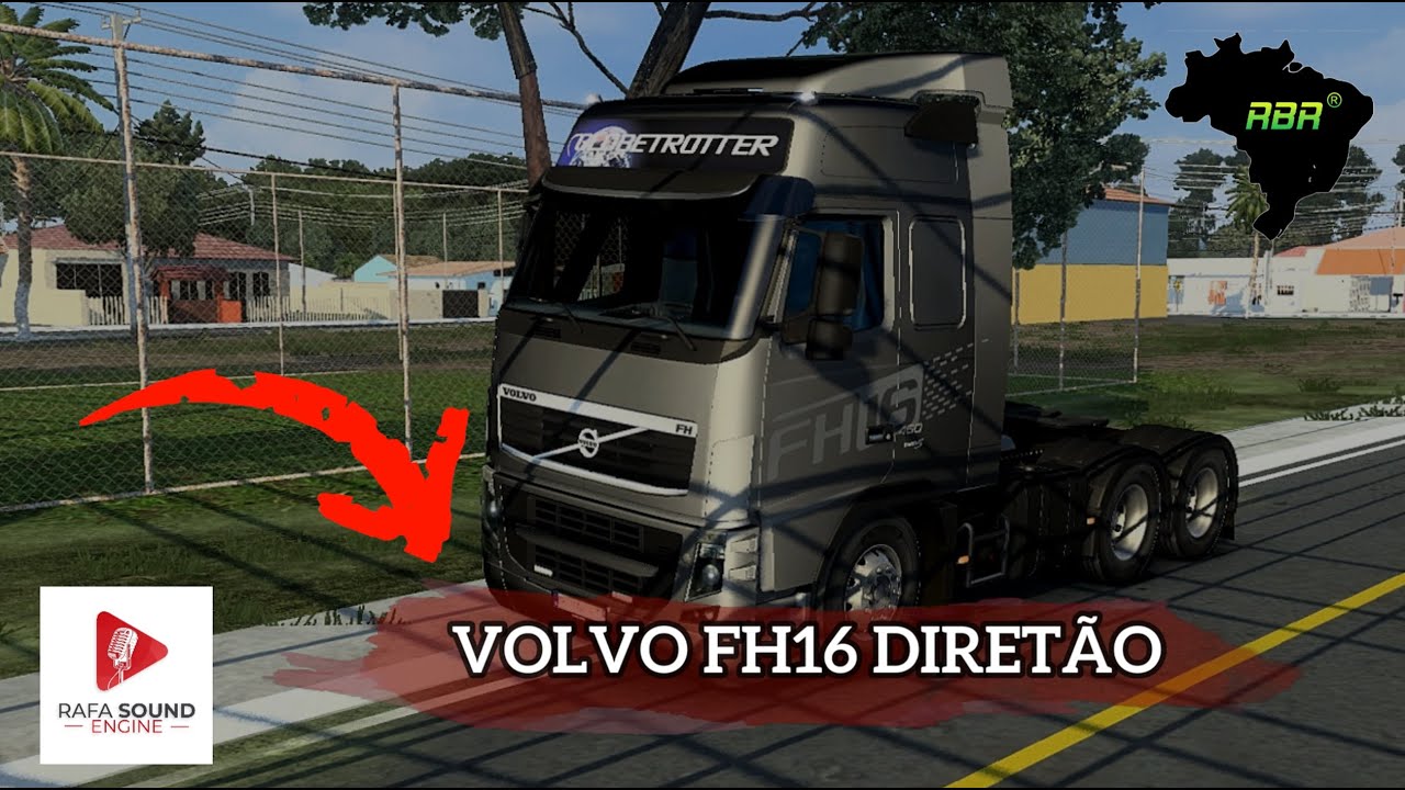 SOM DIRETÃO - @RAFASOUNDENGINE / VOLVO FH16 - MAPA RBR / GPS COM ...