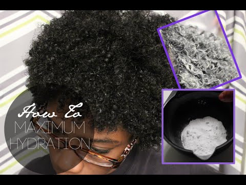 How To | Maximum Hydration Method Natural Hair - YouTube