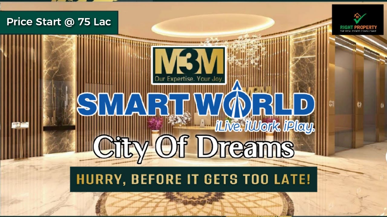M3M Smart World - City Of Dreams || Boutique Floors || Sector 89 ...