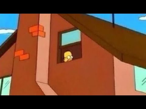 Homer Looking Out Window - YouTube