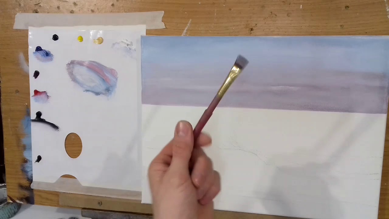 painting a crashing wave - YouTube