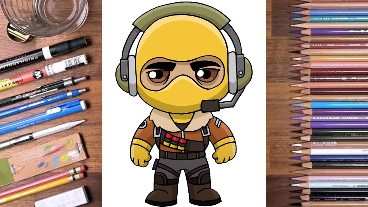 How to Draw Fortnite | Raptor - YouTube