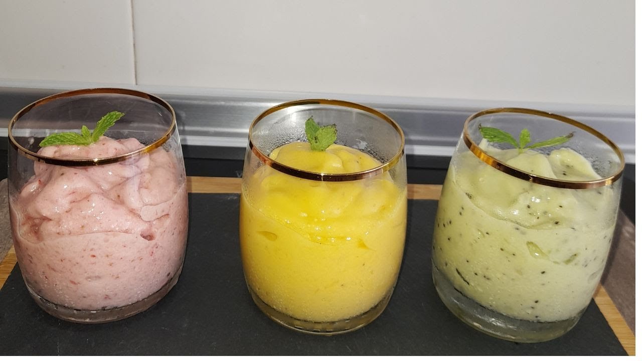 HELADOS🍨 DE FRUTA NATURAL sin´´AZÚCAR´´ y sin ADITIVOS QUÍMICOS - YouTube