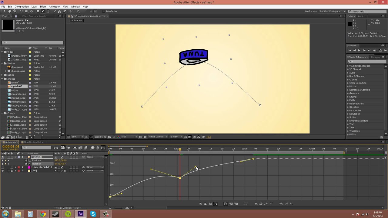 After Effects CS6 Tutorial - 25 - Value Graph - YouTube